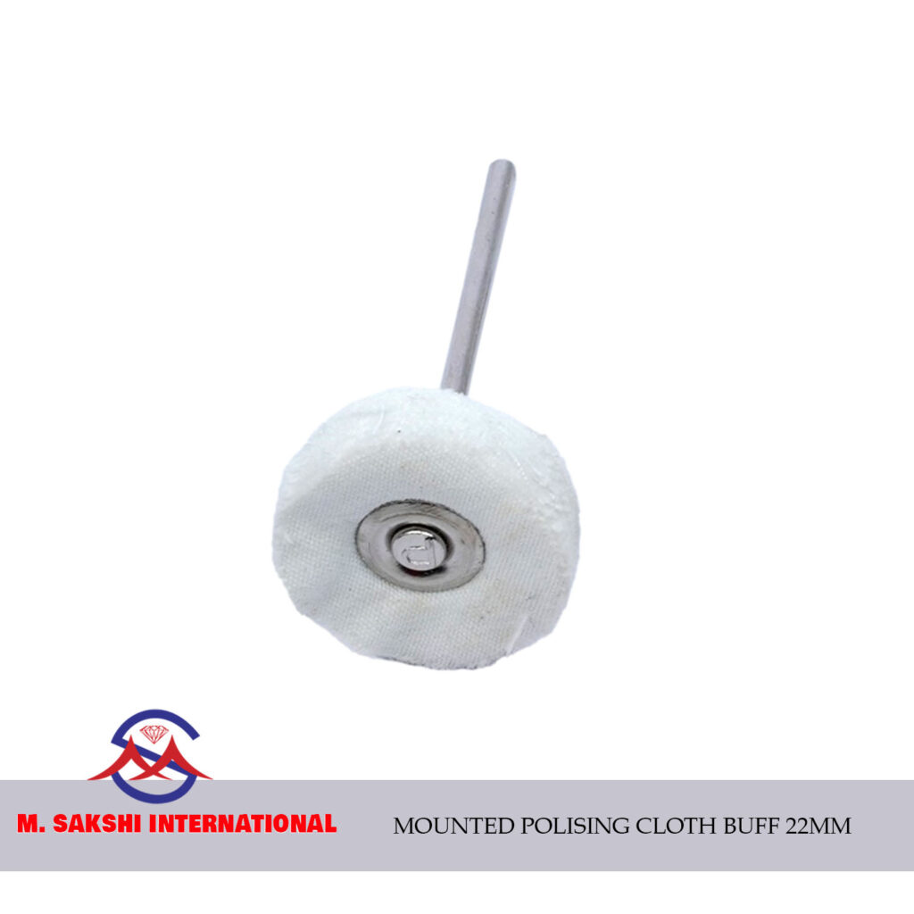 CBM0001- Mounted Polishing Cloth Buff 22mm - M. Sakshi International