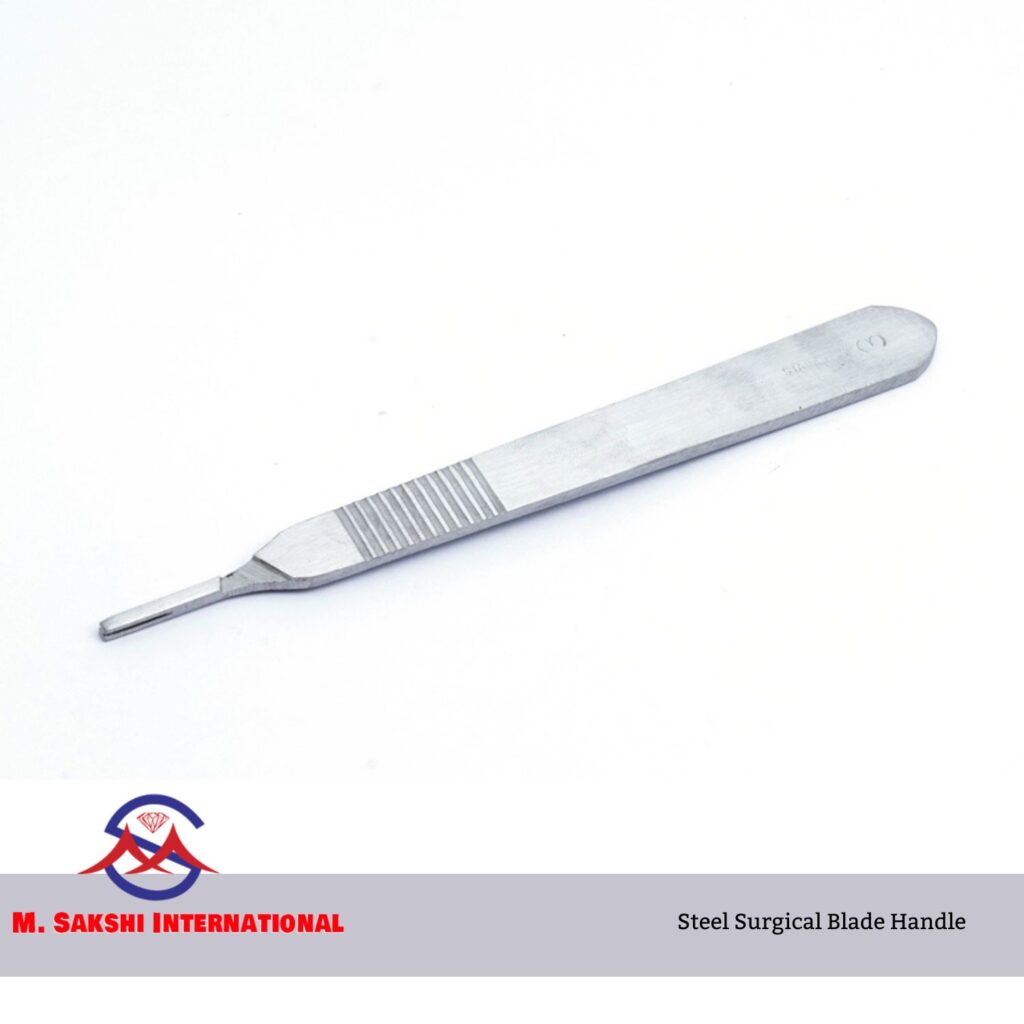 MT0002 – Steel Surgical Blade Handle – M. Sakshi International