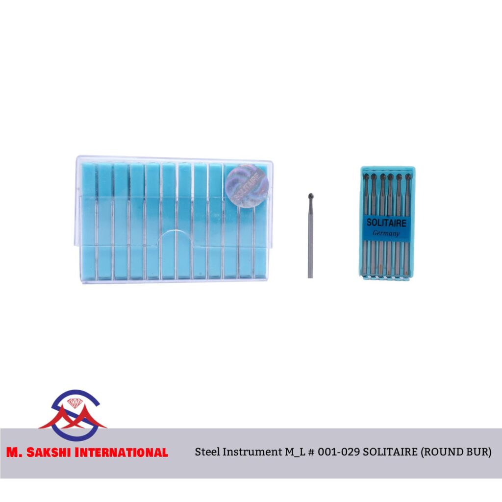 SRB00025 - Steel Instrument M_L # 001-0029 SOLITAIRE (ROUND BUR) - M ...